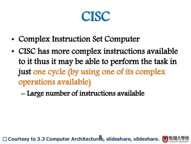 CPU Architecture - Advanced