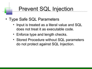 Defending against Injections | PPT