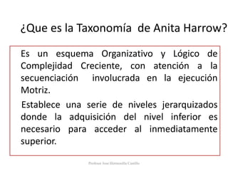 7 . taxonomía anita harrow | PPTX