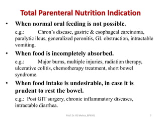 7. tpn for critically ill patients | PPSX