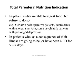 7. tpn for critically ill patients | PPSX