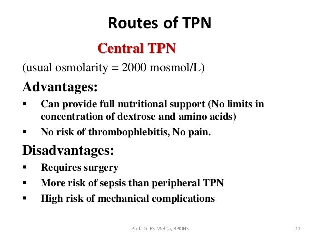 7. tpn for critically ill patients