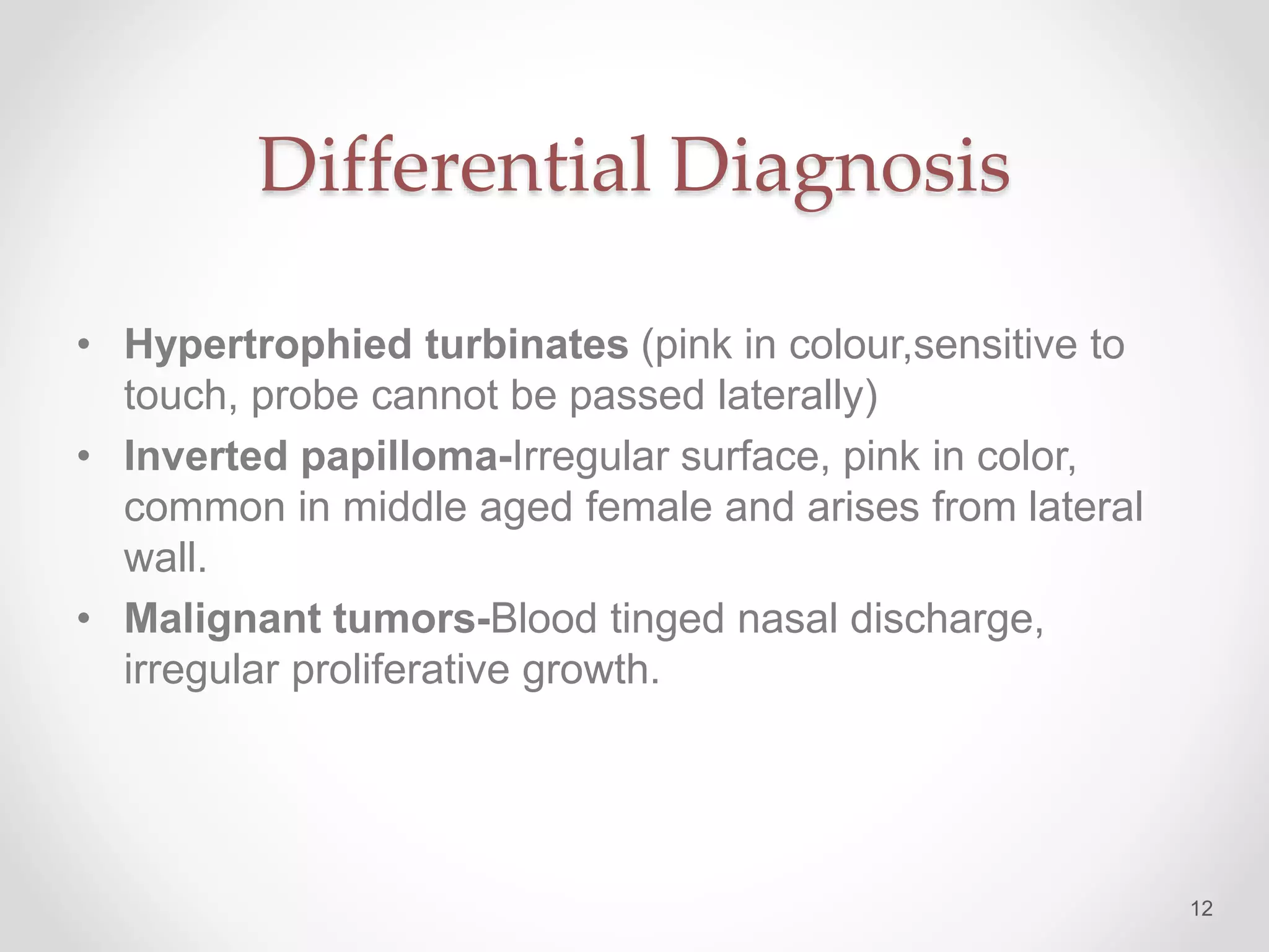 Nasal polyposis | PPTX