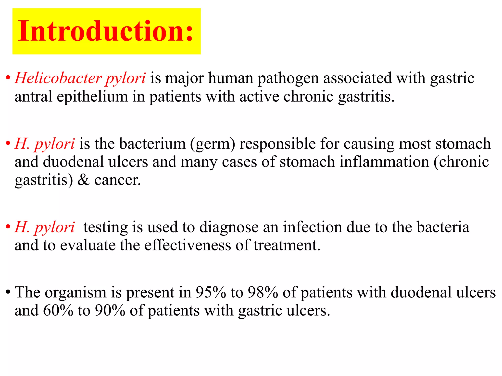 Helicobacter pylori | PDF