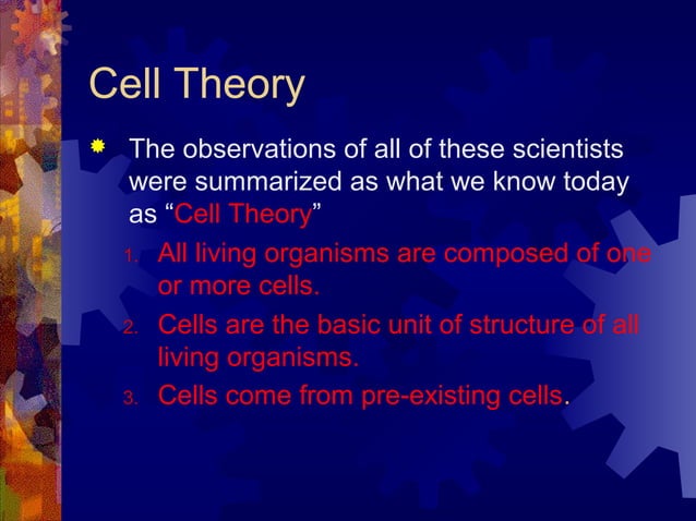 7.1 cell discovery and theory | PPT