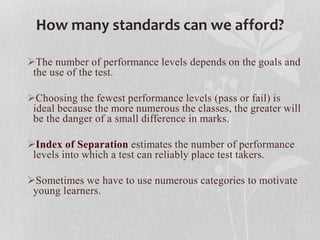 Aligning tests to standards | PPTX