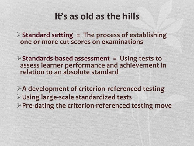Aligning tests to standards | PPTX