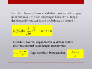 7.distribusi normal dan aplikasinya | PPTX