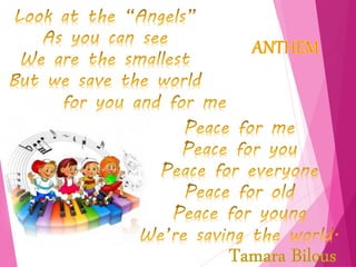 Міні-проект «May there always be peace!» | PPTX