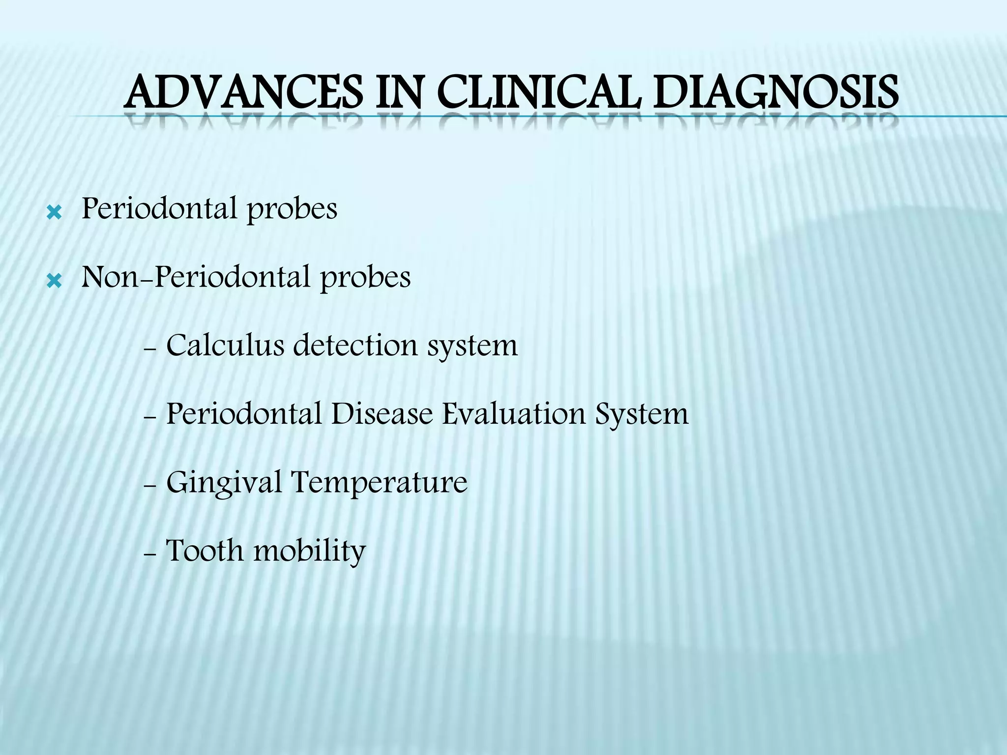 advanced diagnostic aids in periodontics | PPTX