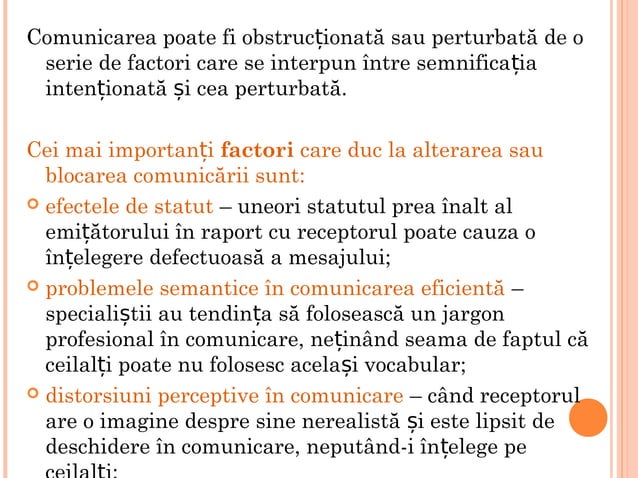 7. barierele comunicării | PPT