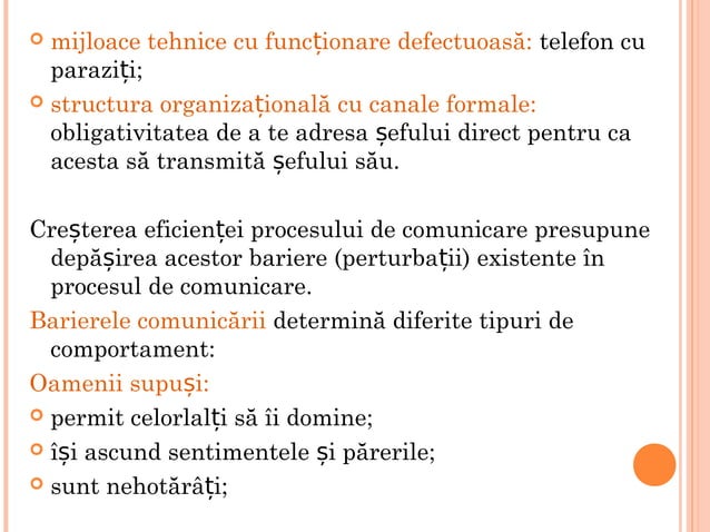 7. barierele comunicării | PPT