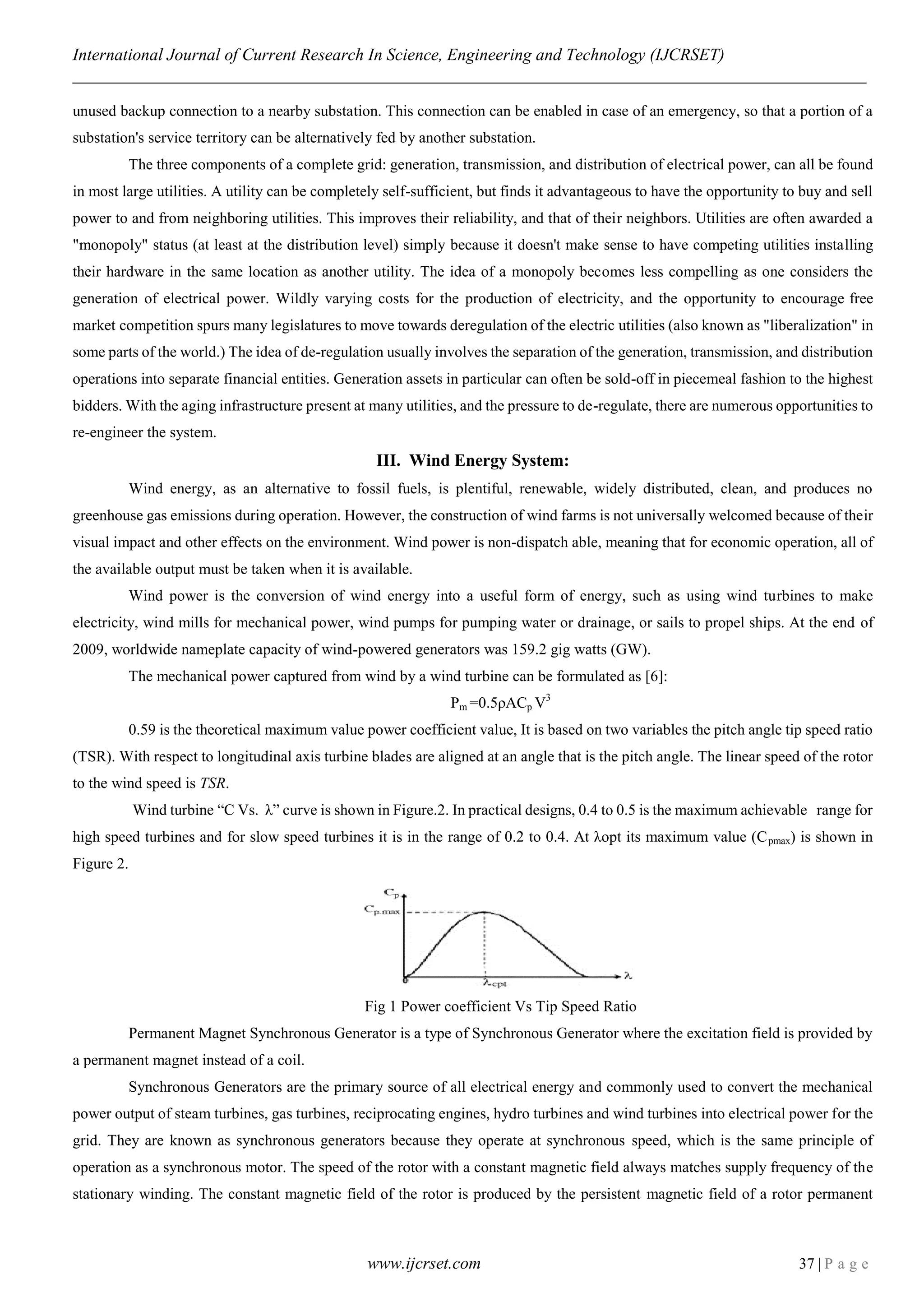 7 Modeling And Real Time Simulation Of Non Grid Connected Wind Energy