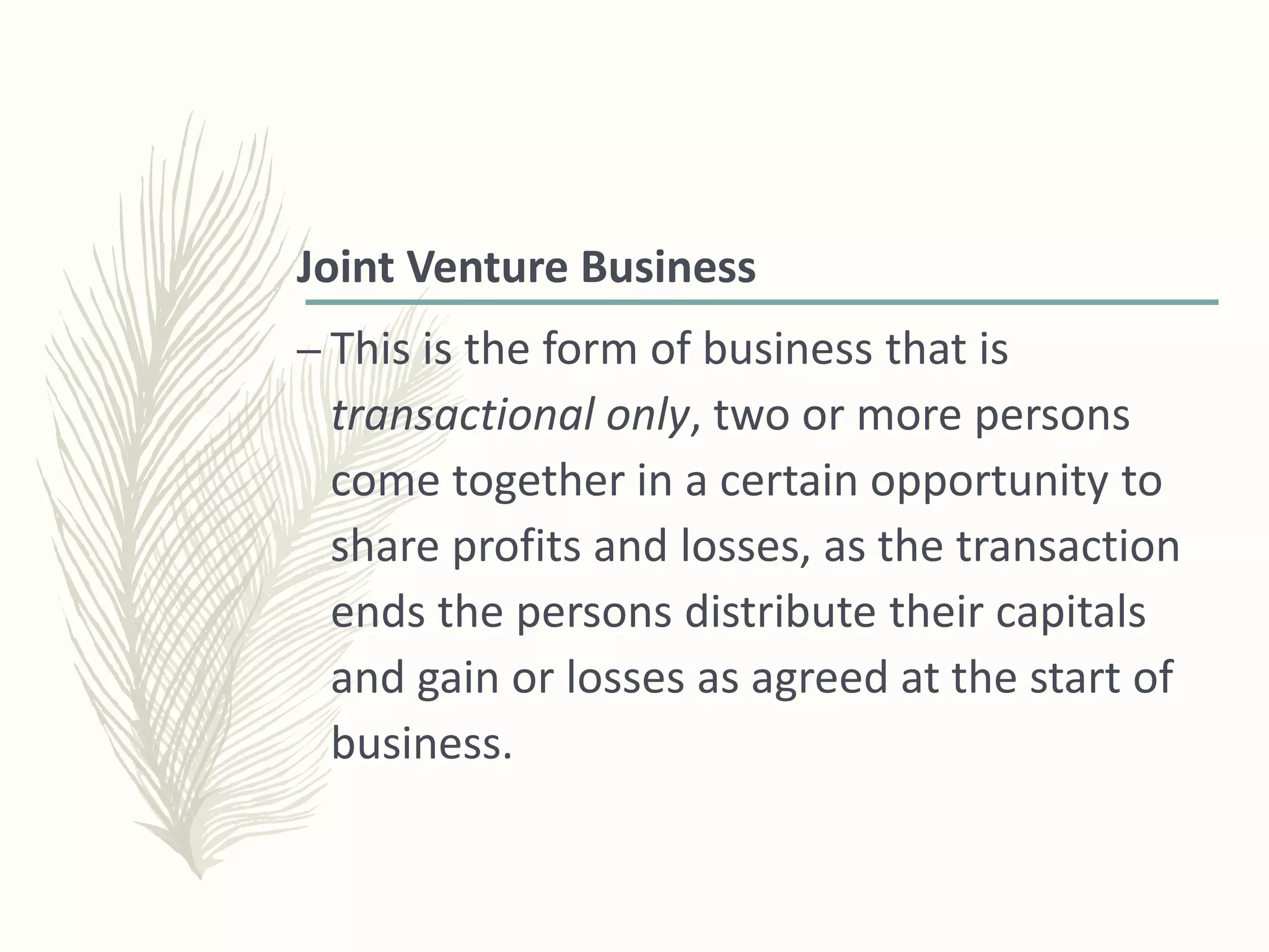 7. forms of business undertakings | PPTX