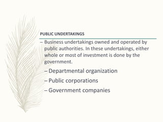 7. forms of business undertakings | PPTX