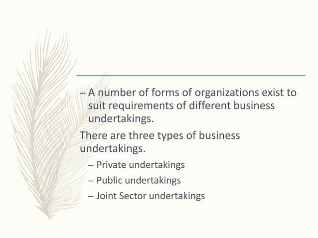 7. forms of business undertakings | PPTX