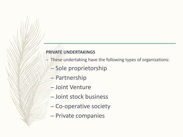 7. forms of business undertakings | PPTX