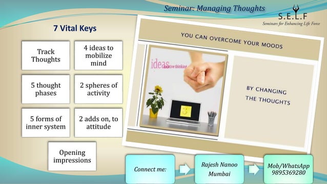 Managing Thoughts | PPTX | Hinduism | Religion & Spirituality