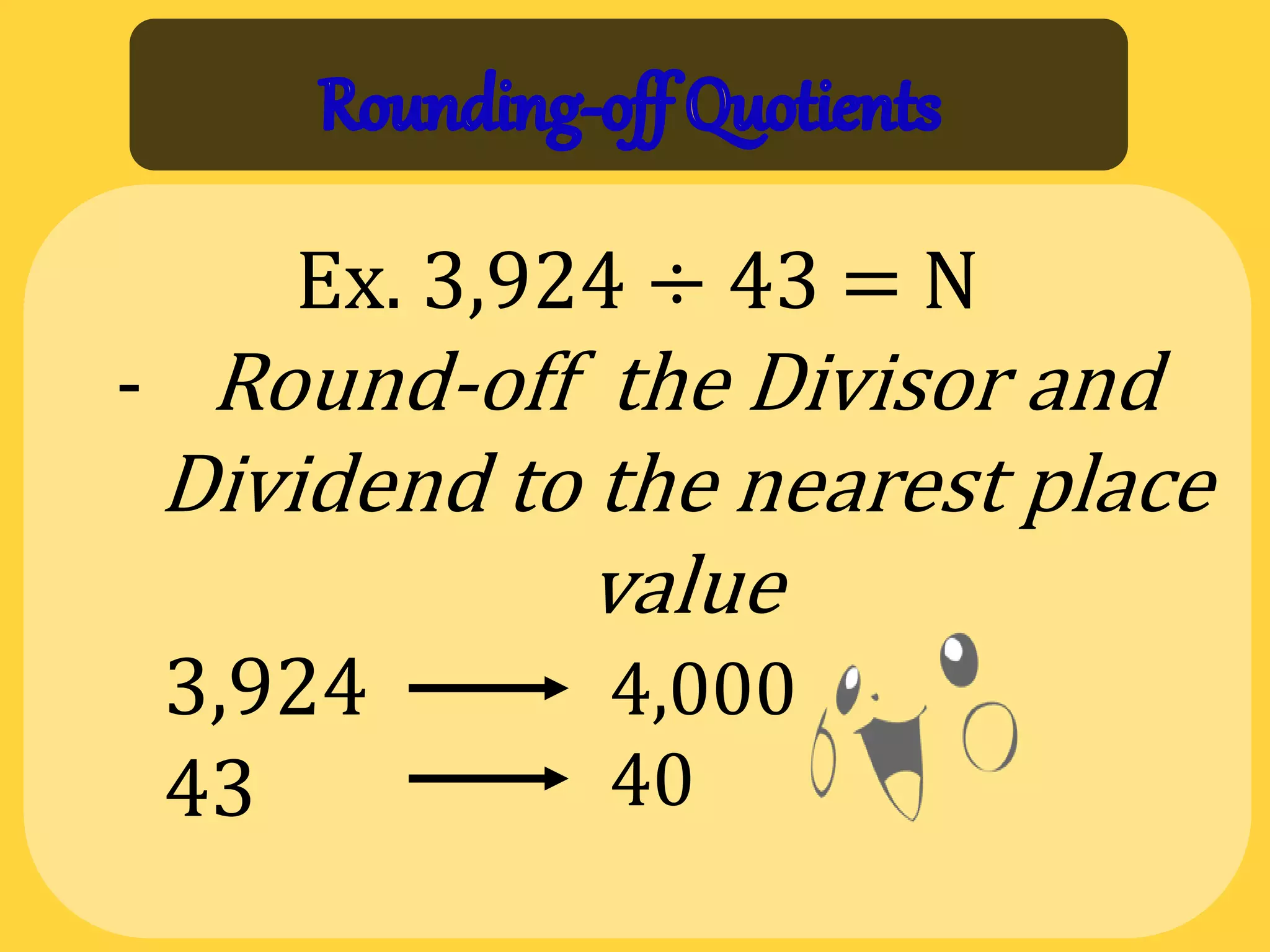 7. lesson 6 division of whole numbers | PPTX