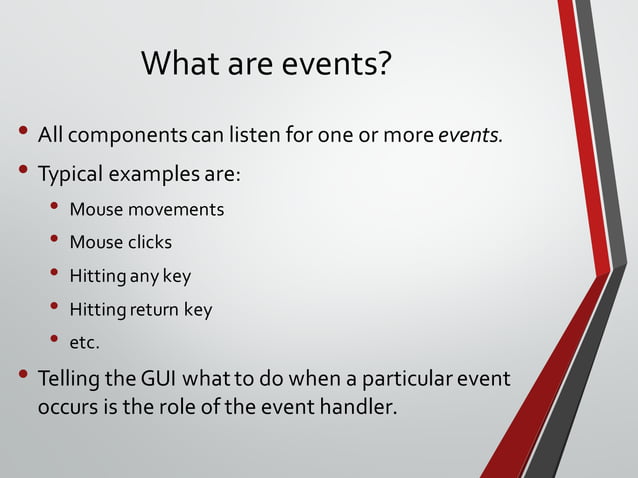 Java OOP Programming language (Part 7) - Swing | PDF