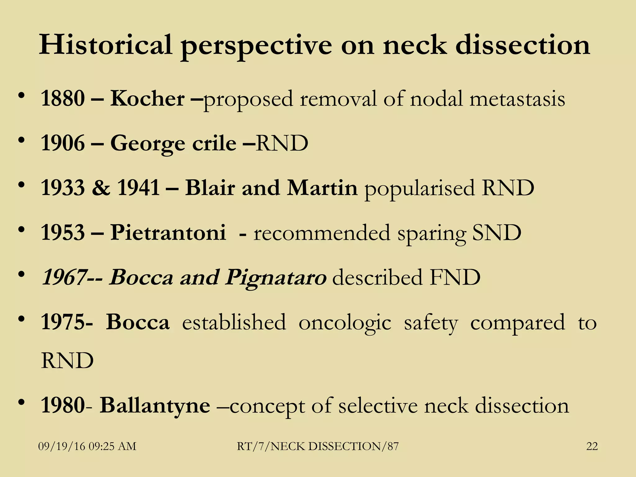 7. neck dissection(87) Dr. RAHUL TIWARI | PPT