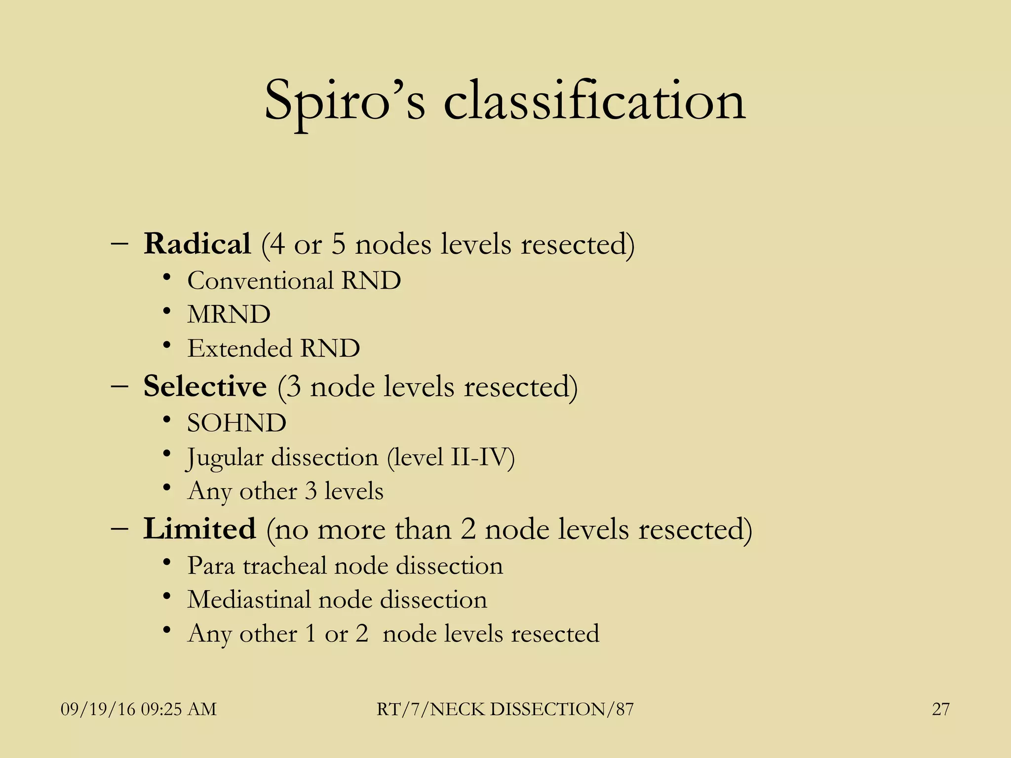 7. neck dissection(87) Dr. RAHUL TIWARI | PPT