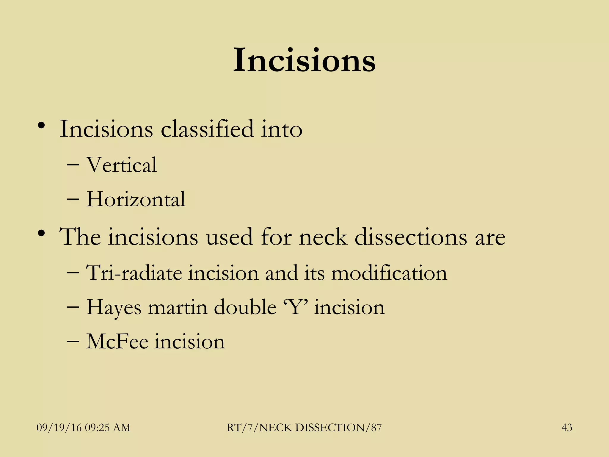 7. neck dissection(87) Dr. RAHUL TIWARI | PPT