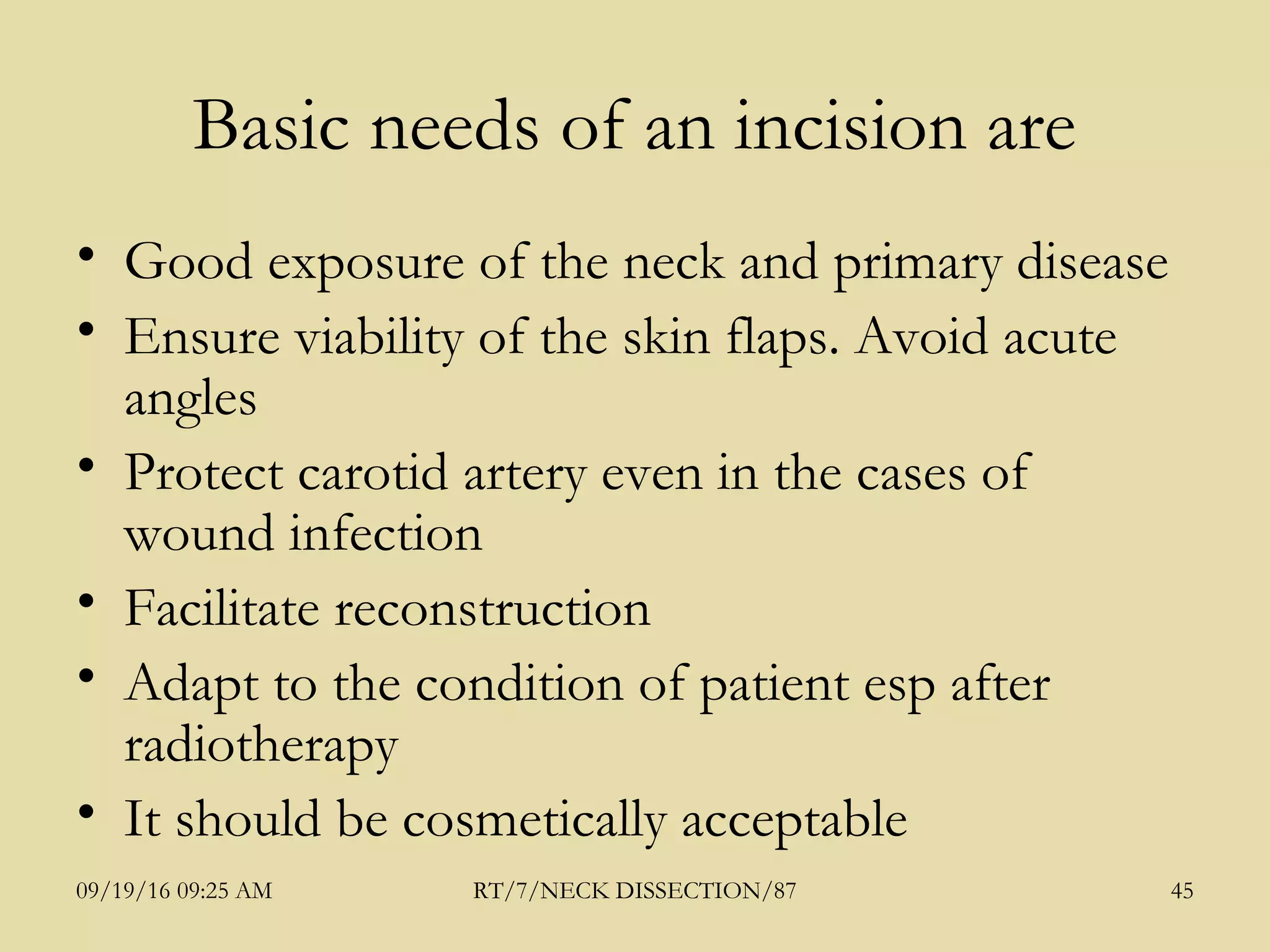 7. neck dissection(87) Dr. RAHUL TIWARI | PPT