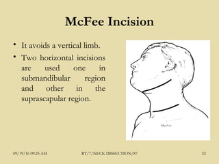 7. neck dissection(87) Dr. RAHUL TIWARI | PPT