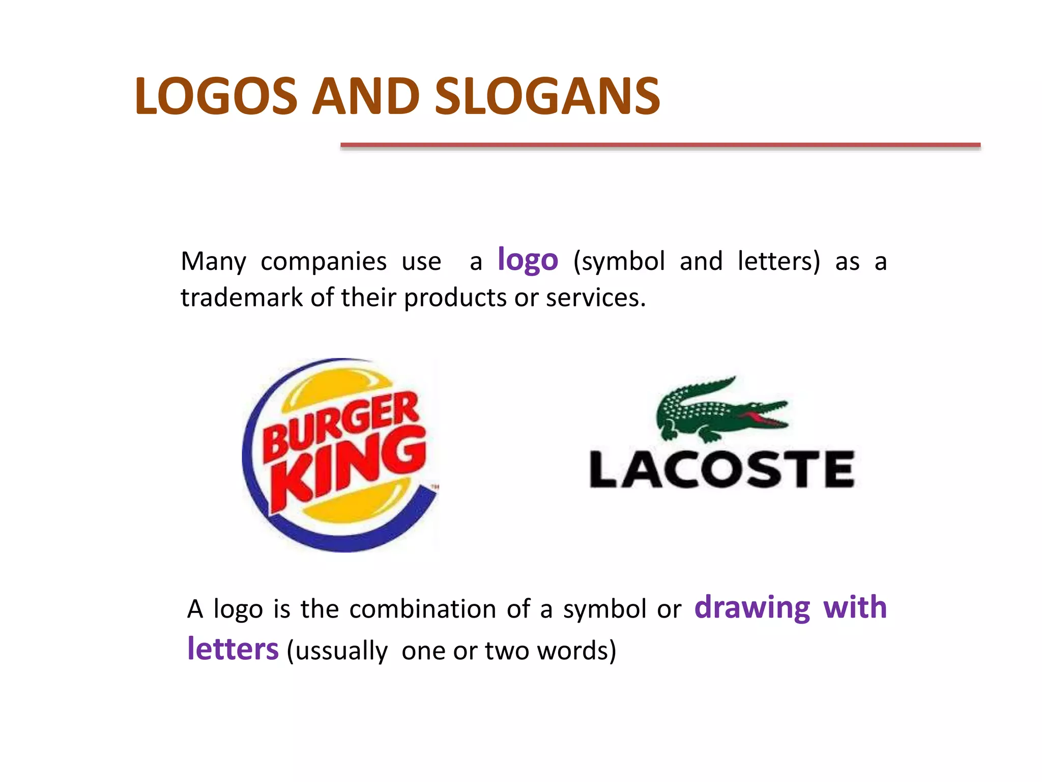 SPAIN - logo, trademark and slogan of a famous product | PPT