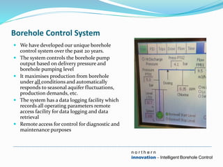 Process and Monitoring, Borehole Technology | Norman Ferguson ...