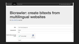 Bicrawler, Gema Ramirez (Prompsit) | PPTX
