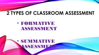 classroom assessment | PPT