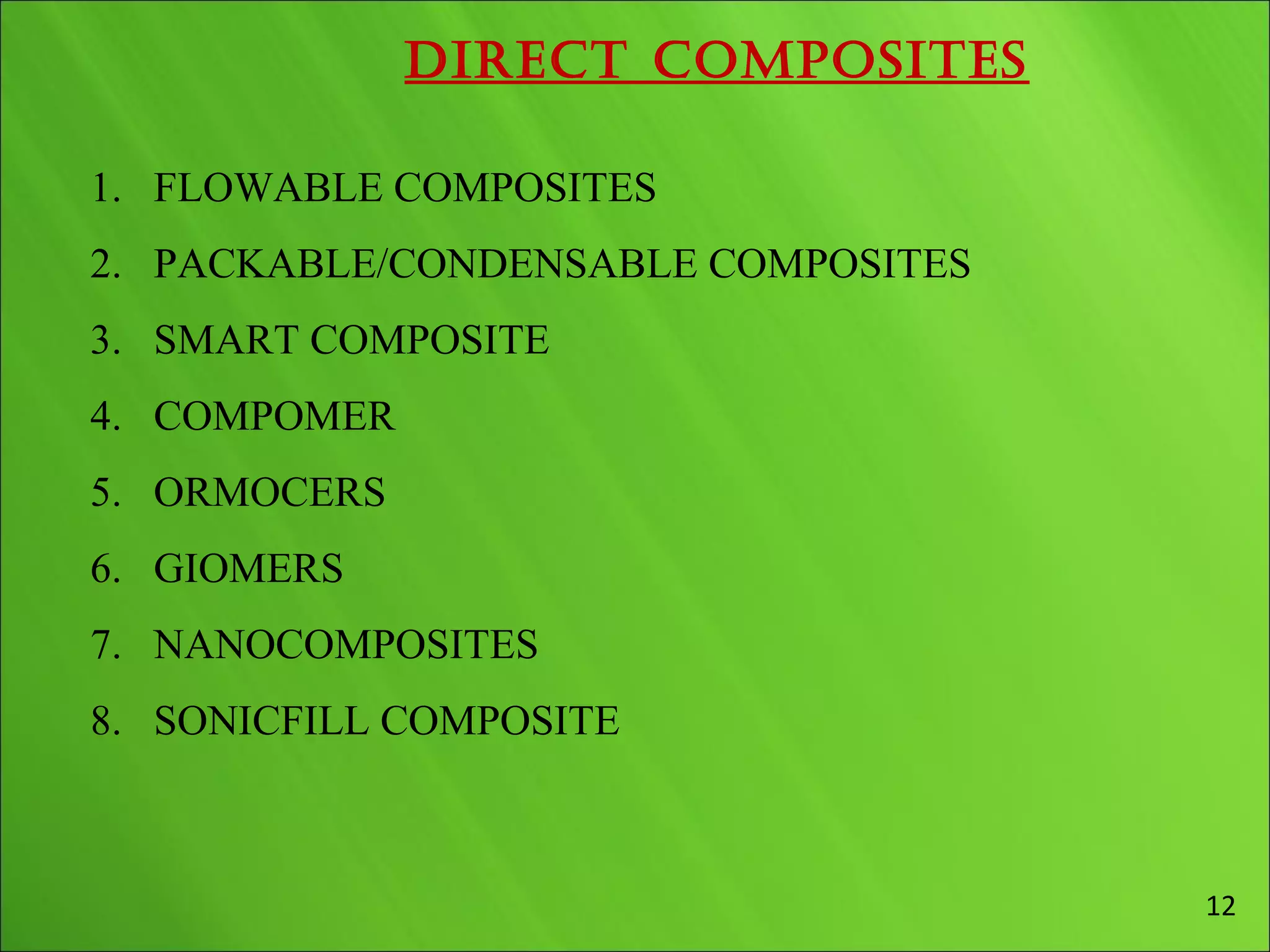 7.recent advances in dentistry | PPT