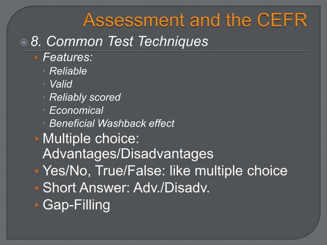 7.2 assessment and the cefr (2) | PPT