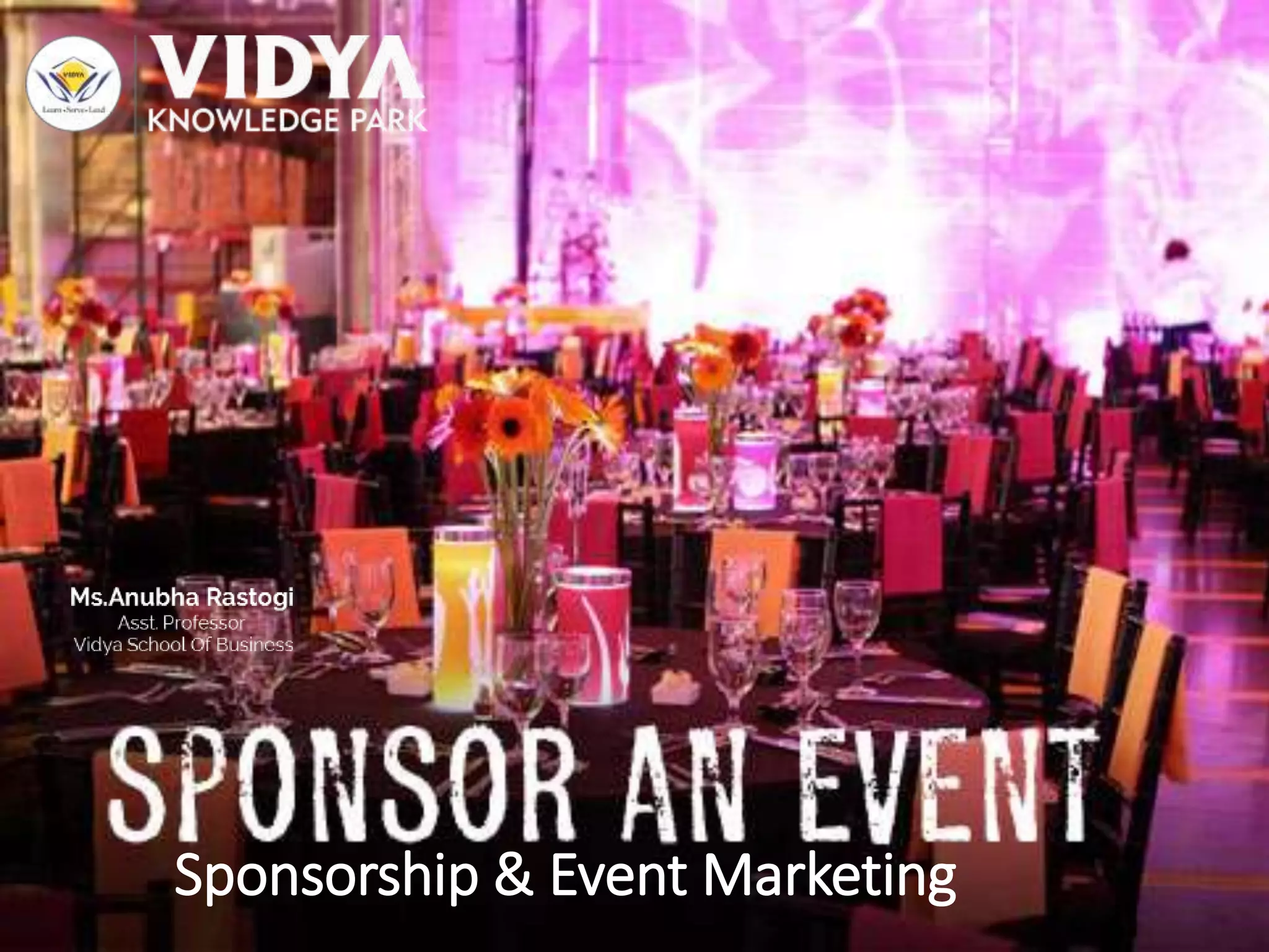 Sponsorship and Event Marketing | PPTX