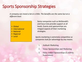 Sponsorship and Event Marketing | PPTX