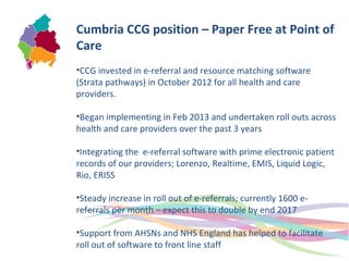 ECO10 - Electronic patient flow: eliminating inefficiency and ...