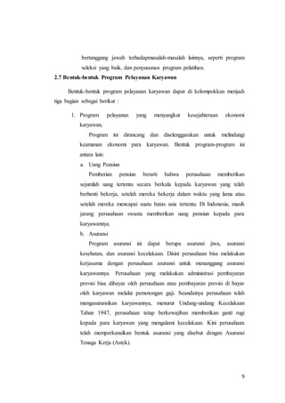 7.program pelayanan karyawan | DOCX