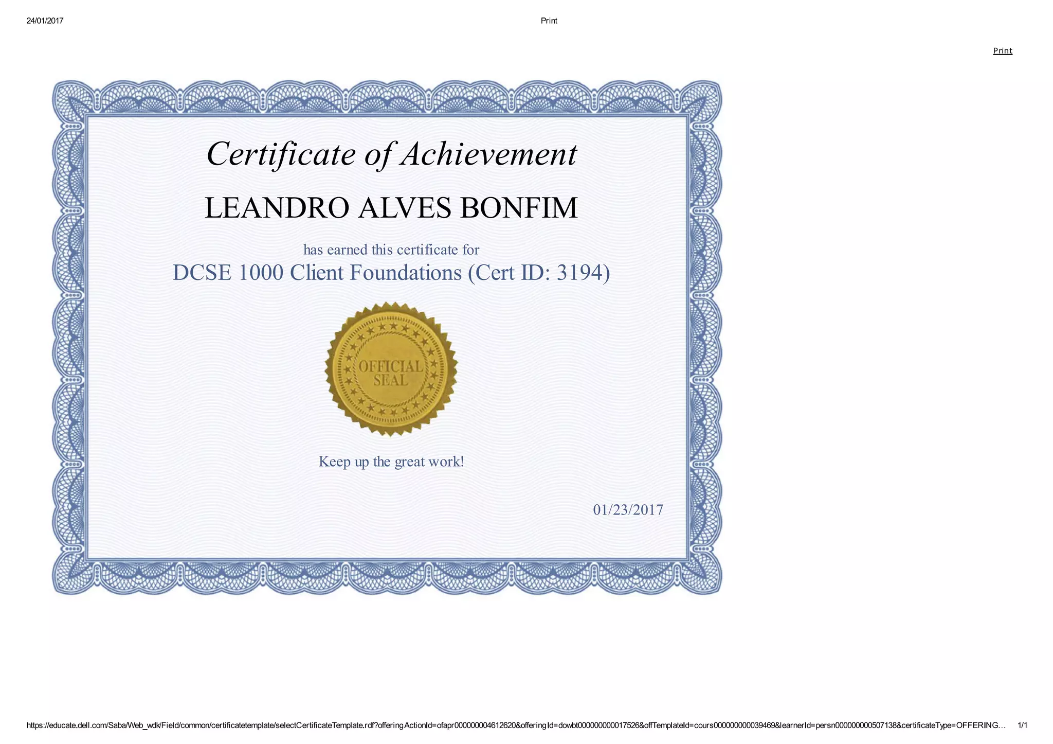 DCSE 1000 Client Foundations 2016 FN_TBL_1024 | PDF