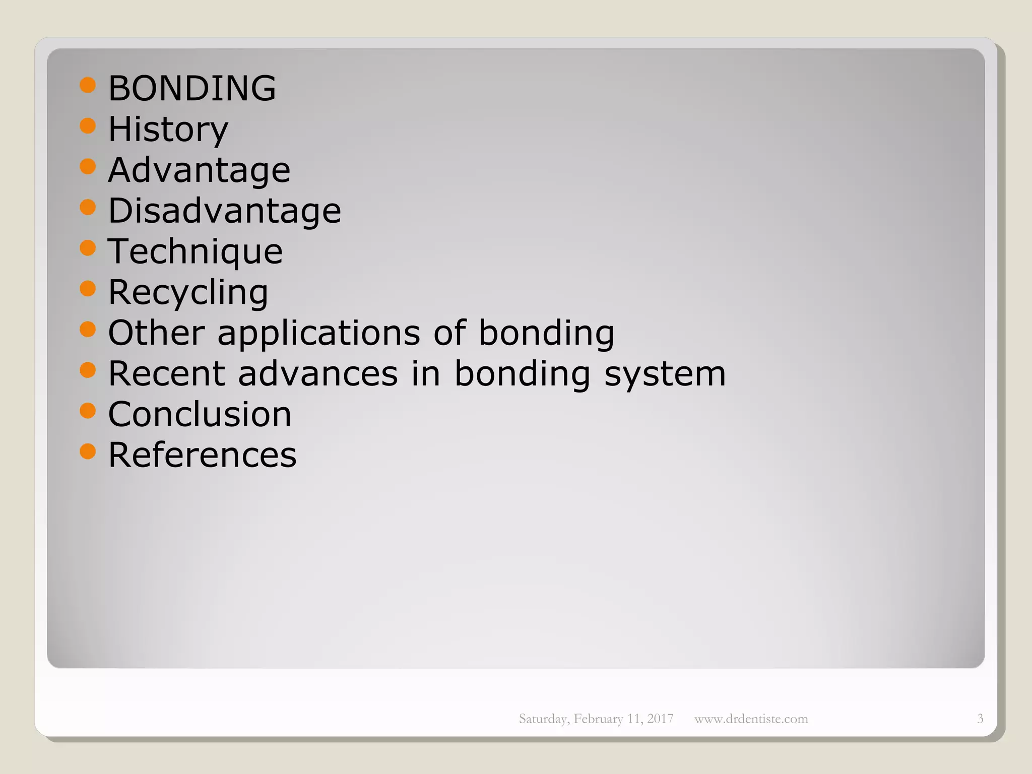 banding and bonding | PPT