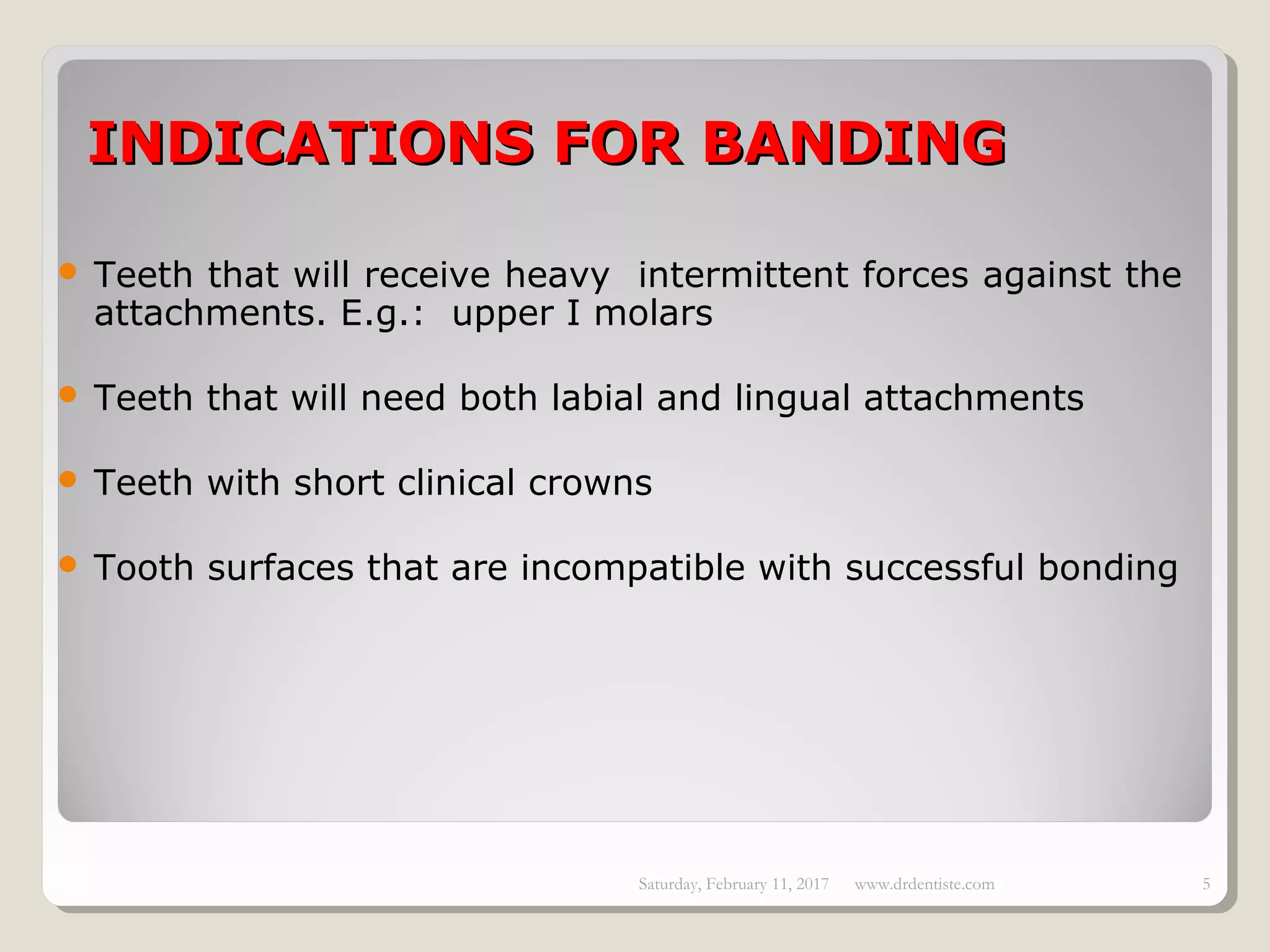 banding and bonding | PPT