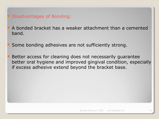 banding and bonding | PPT
