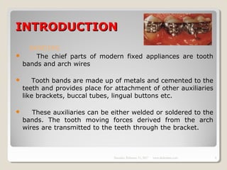 banding and bonding | PPT