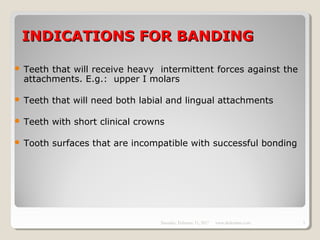 banding and bonding | PPT