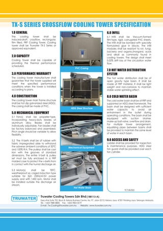 Cooling Tower Modular Design Crossflow Type | PDF