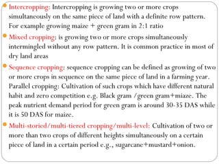 cropping system | PPT