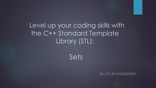 Sets | PPT