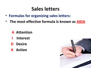 7. sales letters | PPT