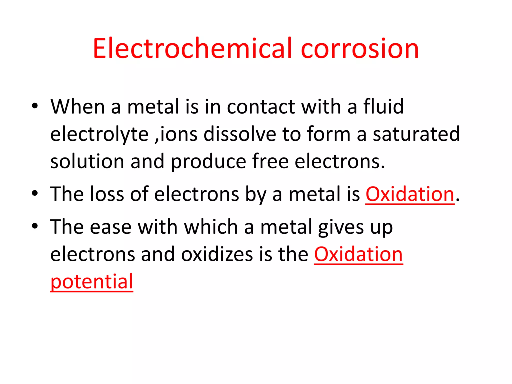Corrosion of dental materials | PPTX